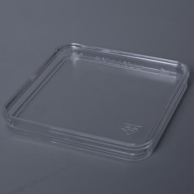 China Transparent coin storage capsule, rectangle coin display capsule, square coin presentation capsule, PMMA coin capsule for sale