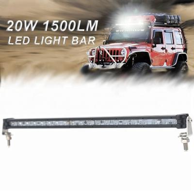 China Factory Direct Super Slim Single Row CE ROHS IP68 Waterproof Offroad 4X4 LED Light Bar for sale