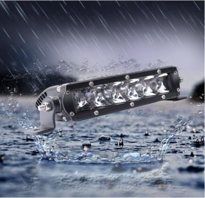 China 7.5 Inch Single Row Waterproof 30W Cree Chip Super Bright Offroad 4X4 LED Light Bar for sale