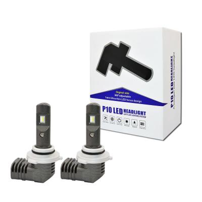 China Promotional unique design P10 mini size led headlight led car headlights hb3 9005 hb4 9006 h7 h11 for sale