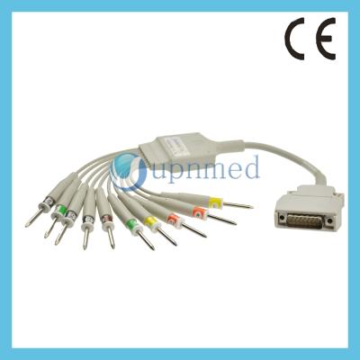 China Mortara 10 lead EKG cable with leadwires;EKG Cable with leadwires for sale