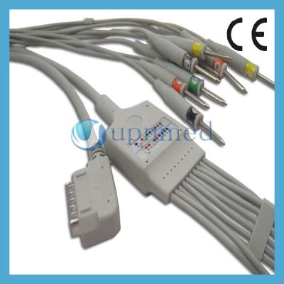 China Kenz PC-109 10 Lead EKG Cable with leadwires;EKG Cable with leadwires for sale