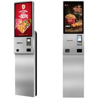 Quality Stainless Self Service Terminal Kiosk for Restauants ultra Slim Stainless Steel for sale