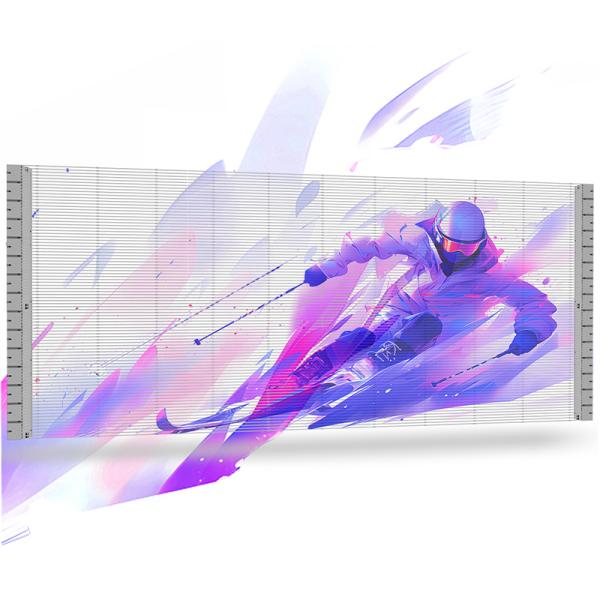 Quality Thin Transparent Can Be Directly Pasted on the Glass Indoor Advertising Transparent Led Film Screen Adhesive Flexible for sale