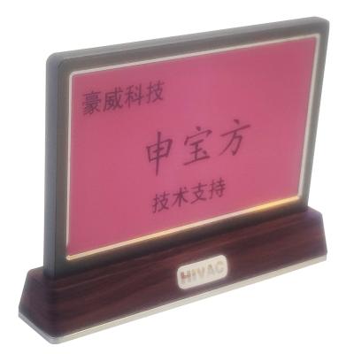 China 7.5 Inch pink Film E Ink Screen Table Name Card Table Name Card Place Card Name Plate for sale