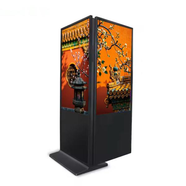 Quality Floor Standing 55inch Totem Double Side Advertising Machine for sale