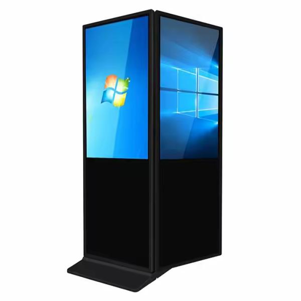 Quality Floor Standing 55inch Totem Double Side Advertising Machine for sale