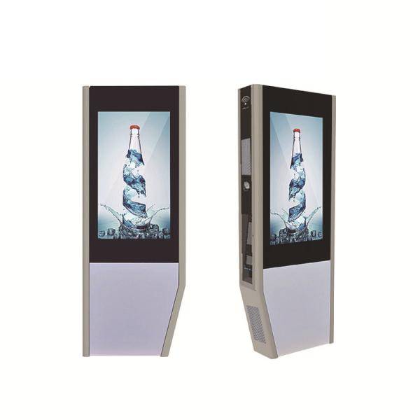 Quality Double Side Outdoor Charging Pile Advertising Machine Customized Digital Signage Anti Glare High Brightness Outdoor  OOH TOTEM for sale