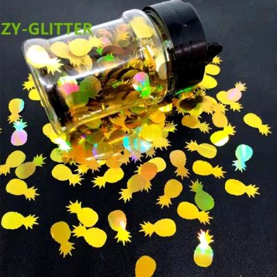 China Party Supplies Handcraft Glitter Pineapple Shapes Kids Paint Glitter Ananas Shaped 1KG Packing for sale