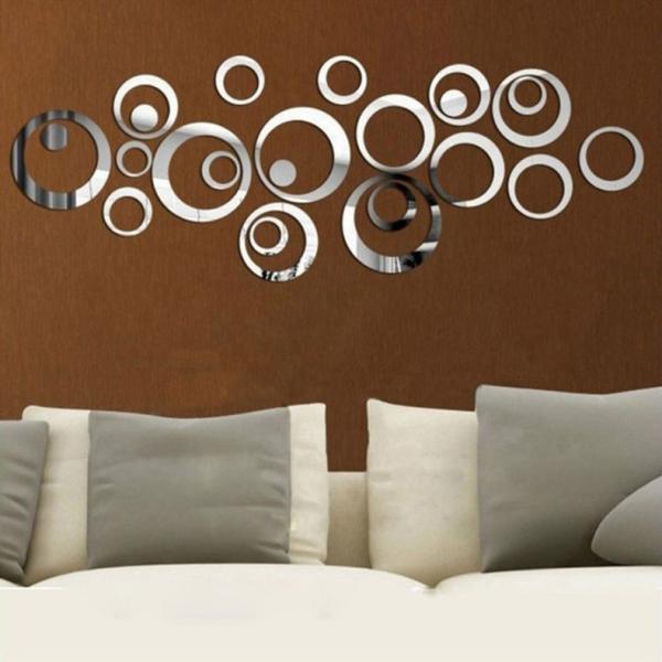 Quality Echo-friendly and Kraft Sticker 3D Acrylic Three-dimensional Mirror Wall for sale