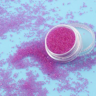 China DIY Nail Art Essential Transparent Round Glass Bead Plastic ABS PET for Glass Ball Fillers and Artificial Flower Models for sale