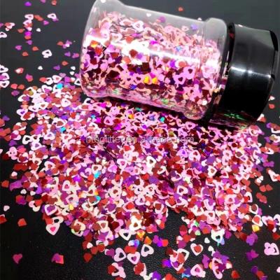 China Valentines Day Glitter Shapes and Shaped Polyester for Ecofriendly Hot Models on Ramadan Graduation School Father's Day for sale