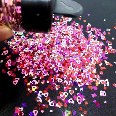 China Valentines Day Glitter Shapes and Shaped Polyester for Ecofriendly Hot Models on Ramadan Graduation School Father's Day for sale