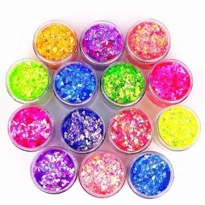 China Glittering Bling Open Circle Shaped Cosmetic Glitter for Nails Face Body Makeup Occasion Wedding Party Home Decoration for sale