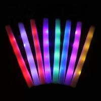 Quality Ecofriendly Personal Neon Barrels Party Custom Logo LED Foam Sticks Glow Sticks for sale