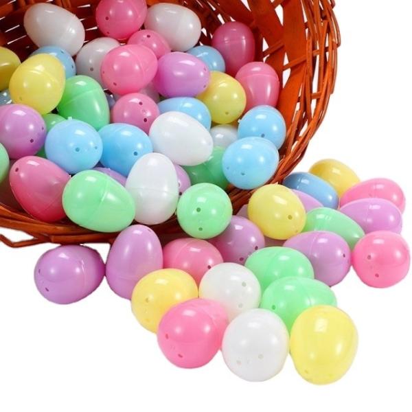 Quality Personal 6CM Easter Eggs with Toys Inside 2025 Plastic Fillable Easter Gift Set for sale