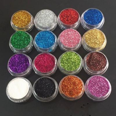 China Excellent Nail Art Effect 1/128 Glitter Powder Powders within Colorful Shades by Manufacture Stock for sale