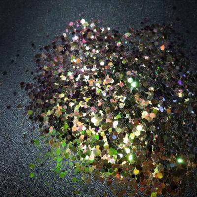 China Valentine's Day Diwali-Packaged Bag Dropshipping Glitter Chameleon Chunky Nail Art Supplies Shift Color 3D Decorations for sale