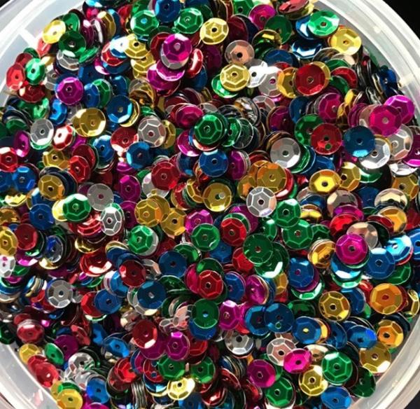 Quality 365 Colors Loose Round and Circle PVC Sequin Panels for Weddings Parties Cloth for sale