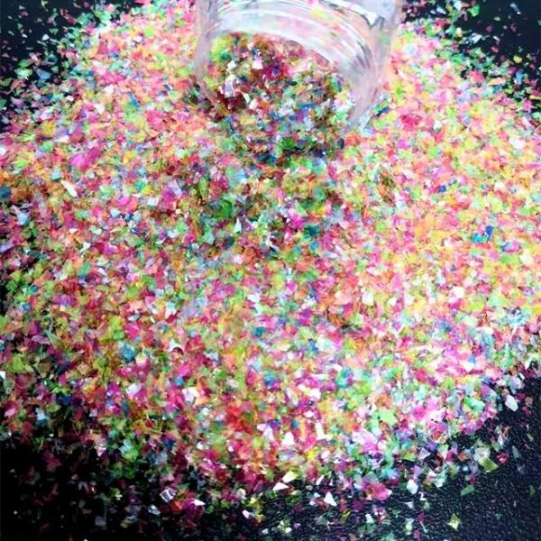 Quality 1KG Min Order Custom Polyester Christmas Confetti Glitter Shape for Ramadan for sale