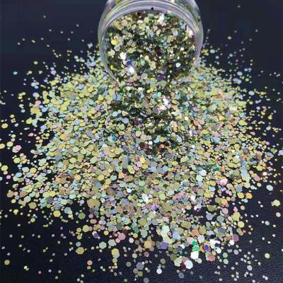 China Excellent Nail Art Effect Mixing Made Simple with Chameleon Glitter Powder for sale