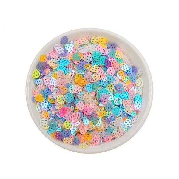 Quality Strawberry Shape Lipgloss in PVC Material with Glitter Sparkles and Customized for sale