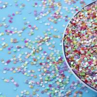 Quality Ecofriendly PET 2mm 3mm Circle Sequins Craft Nail Glitter Ecofriendly and PET for sale