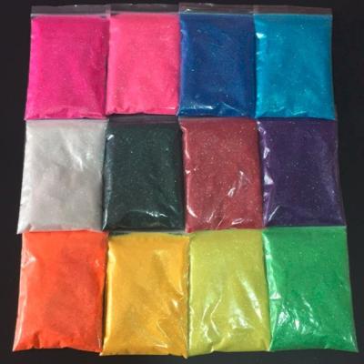 China Colorful Decorations Rainbow and Aluminum Glitter Powder for Stunning Craft Nail Art Face Body Makeup for sale