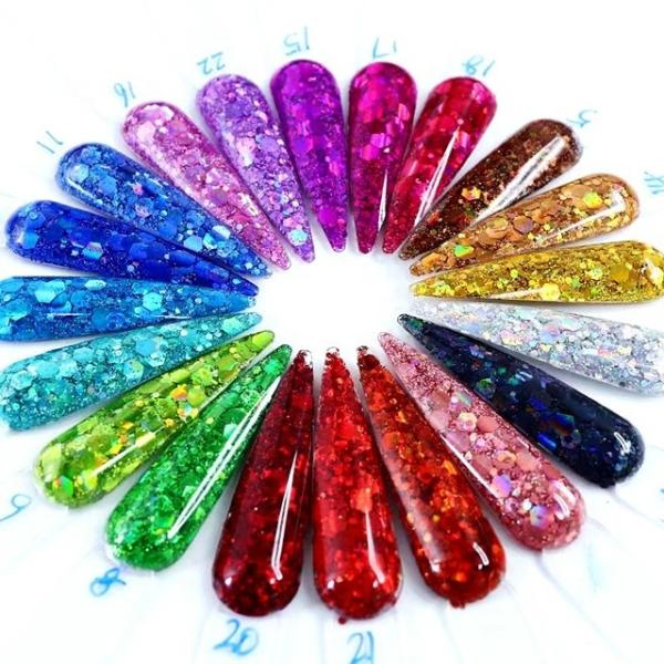 Quality Craft and Christmas Item Type Indoor Christmas Decoration Chunky Glitter Mixes in Bulk for sale