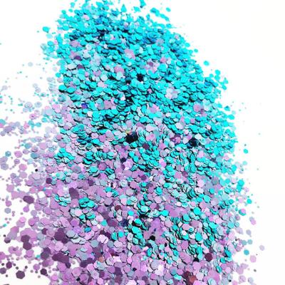 China Artificial Chameleon Glitter Powder for Nail Art Make up Craft and Newly Polyester for sale