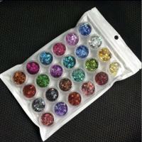 Quality Polyester Solvent Resistant Glitter for Other Holiday Supplies in a Colorful for sale