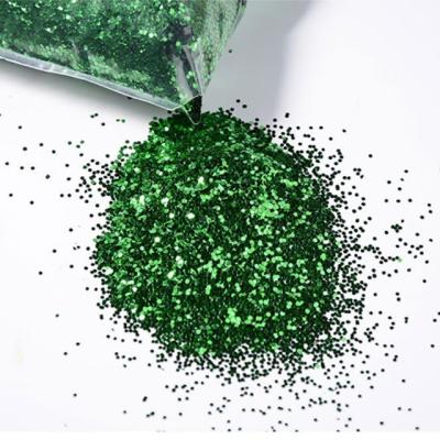 China Europe Regional Feature 1kg Bulk Metal Silver Gold Reflective Shape Glitter Powder for Cosmetic Decoration in 365 Colors for sale
