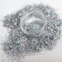 Quality Polyester Resistant Solvent Irregular Bulk Glitter Fragment Glitter Cut Flakes for sale
