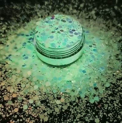 China Earth Day Assorted Animal Shapes Confetti in Non-toxic Luminous Glitter Powder with Chunky Mixes for sale