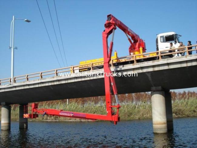 equipo de la inspección del puente del cubo de 6x4 el 16M Dongfeng para la detección del puente, DFL1250A9