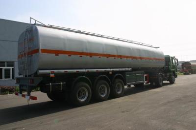 Cina Semirimorchio liquido chimico 39000L del contenitore dell'autocisterna di 3 assi in vendita