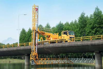 Cina Riparazione dell'operazione a corsia singola del veicolo di ispezione del ponte della piattaforma di lavoro di 24 m in vendita