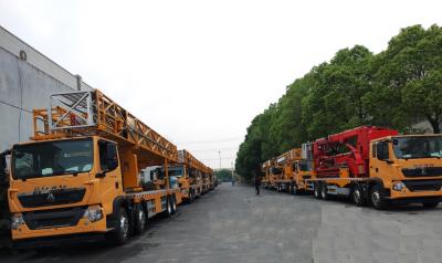 Cina Riparazione dell'operazione a corsia singola del veicolo di ispezione del ponte della piattaforma di lavoro di 24 m in vendita