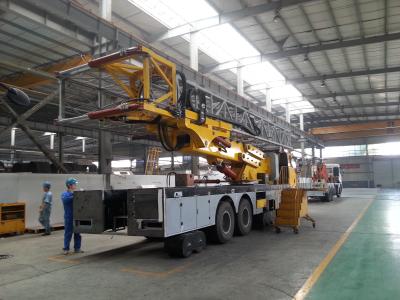 China Caminhão da inspeção do equipamento do acesso da ponte da eficiência elevada 22m com movimentação hidrostática VOLVO 8x4 à venda