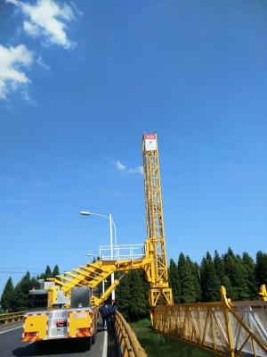 Cina veicolo di ispezione del ponte di piattaforma di 22m con flessibilità massima del telaio di Volvo in vendita