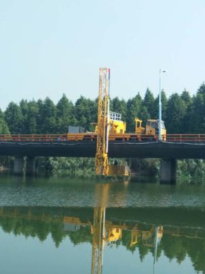 Chine plate-forme d'inspection de pont de 22m sous la structure d'Access de pont montée avec le camion à vendre