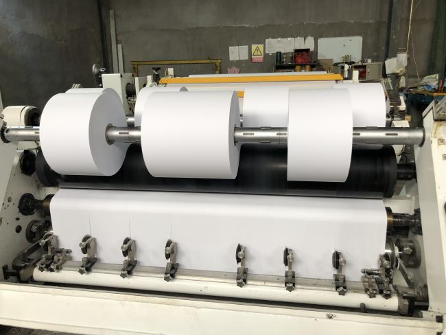 Blue And Black Imaging Jumbo Thermal Paper Roll With 5-7 Years Image Life
