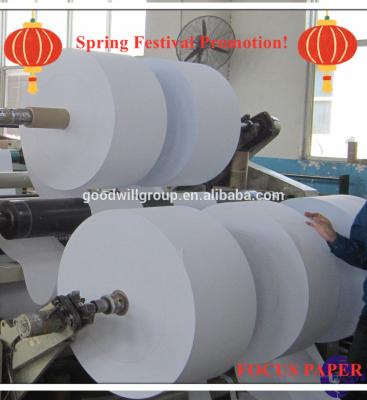 China 3 1/8 rollo de diámetro Jumbo rollo de papel térmico para compatibilidad de múltiples modelos en venta