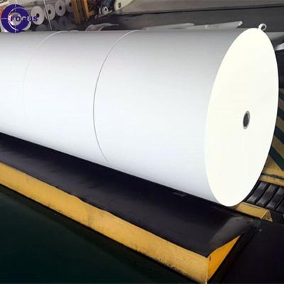 China 3 1/8 Roll Diameter Thermal Paper Jumbo Roll 45gsm / 55gsm / 60gsm / 70gsm Grammage for sale