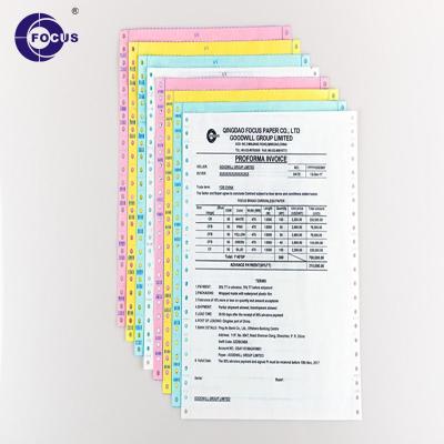 China Acid Free NCR Paper 100% Virgin Wood Pulp Perfect For Forms Manufacturing for sale