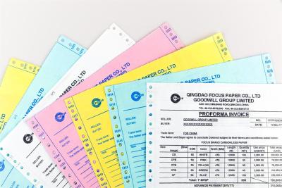 China Carbonless NCR Paper with Good Whiteness and Image Intensity Ultimate Printing Solution for sale