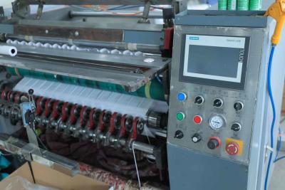 China FOCUS Thermal Paper Cutting Machine for ATM POS Plotter Rolls 80x80mm for sale