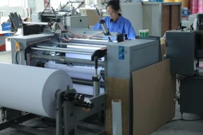 China FOCUS Thermal Paper Cutting Machine for ATM POS Plotter Rolls 80x80mm for sale