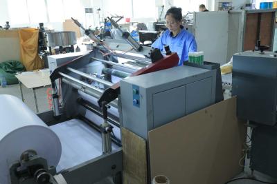 China FOCUS Thermal Paper Cutting Machine for ATM POS Plotter Rolls 80x80mm for sale