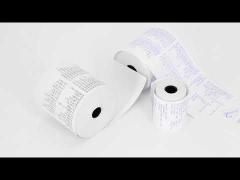 100% Wood Pulp Smooth Pure Bright Blue And Black Imaging Jumbo Thermal Paper Roll